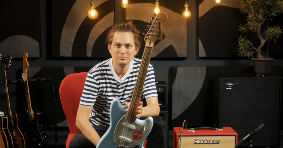 Hodně Rychlá Recenze: Fender Player Mustang MN SNB | frontman.cz