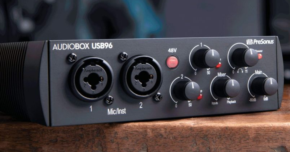Karta PreSonus AudioBox USB 96 25th Anniversary Edition | frontman.cz