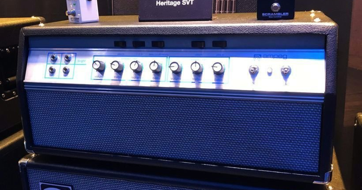 Výroční Ampeg Heritage 50th Anniversary SVT | frontman.cz