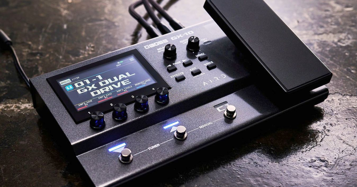 Preamp/multiefekt Boss GX-10: menší bratr modelu GX-100 | frontman.cz