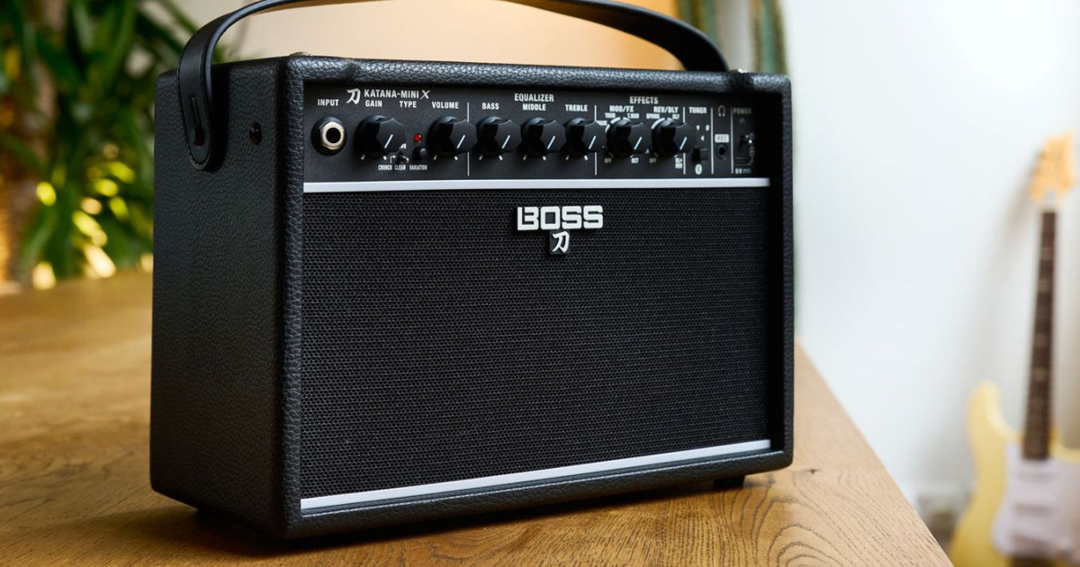 Boss Katana-Mini X: kombo s technologií Tube Logic | frontman.cz