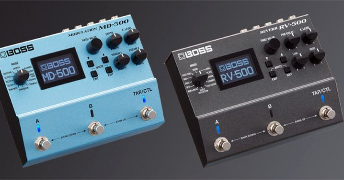 Programovatelný Boss RV-500 Reverb a MD-500 Modulation | frontman.cz