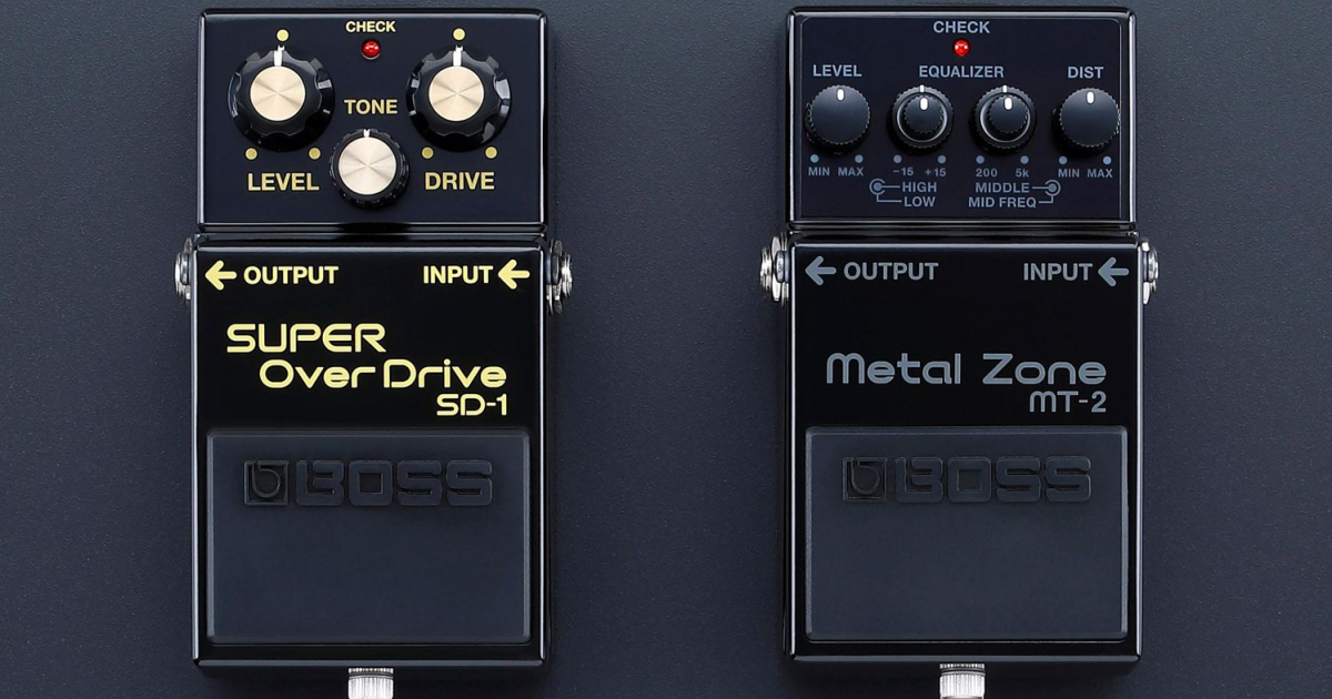 Boss Super Overdrive and Metal Zone With an Anniversary Facelift ...