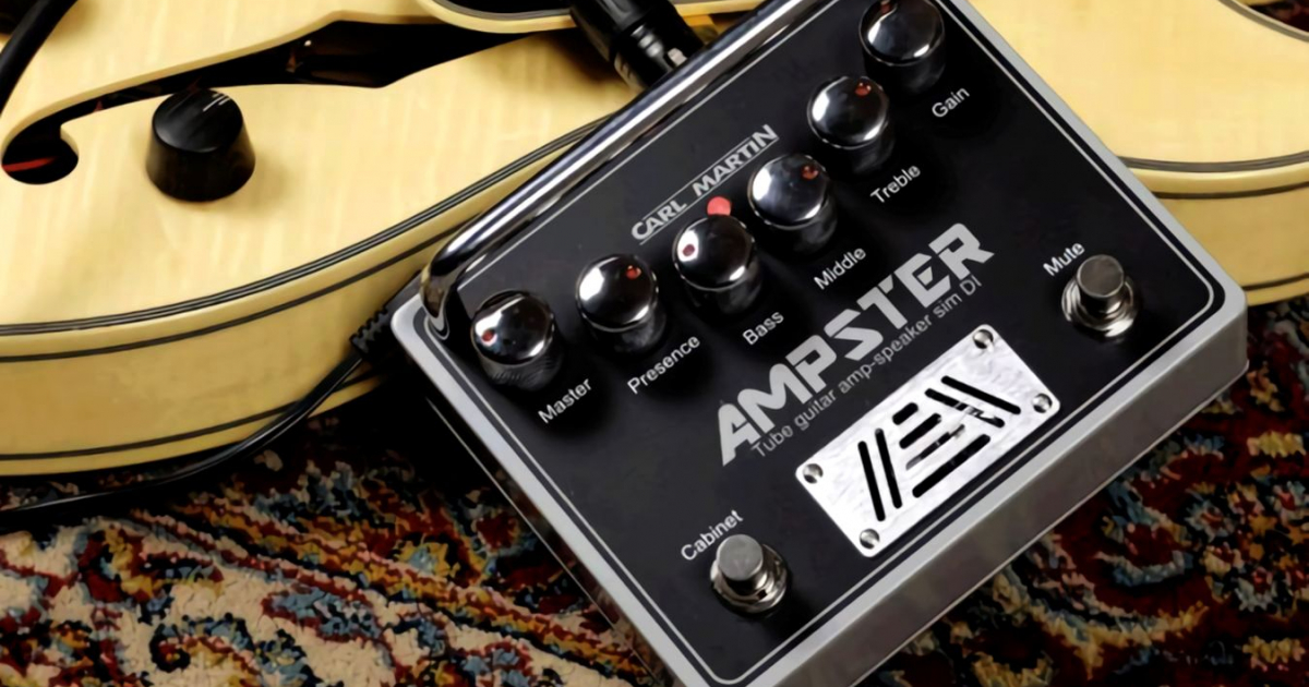 Lampový amp/speaker emulator Carl Martin Ampster | frontman.cz