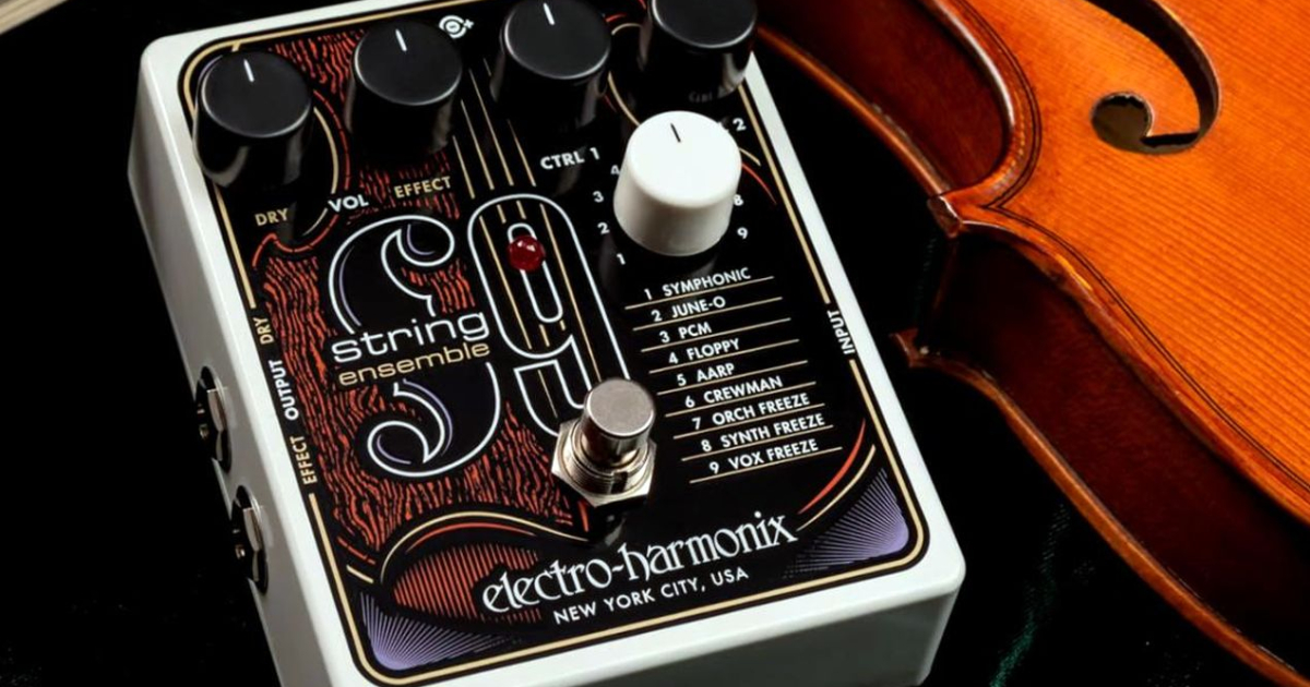 Smyčcový pedálový synth EHX String9 Ensemble | frontman.cz