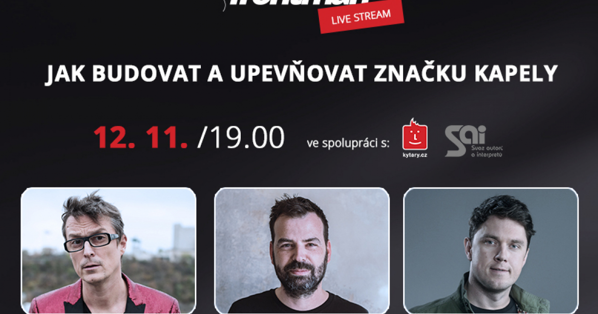Frontman live stream: Jak budovat a upevňovat značku kapely | frontman.cz