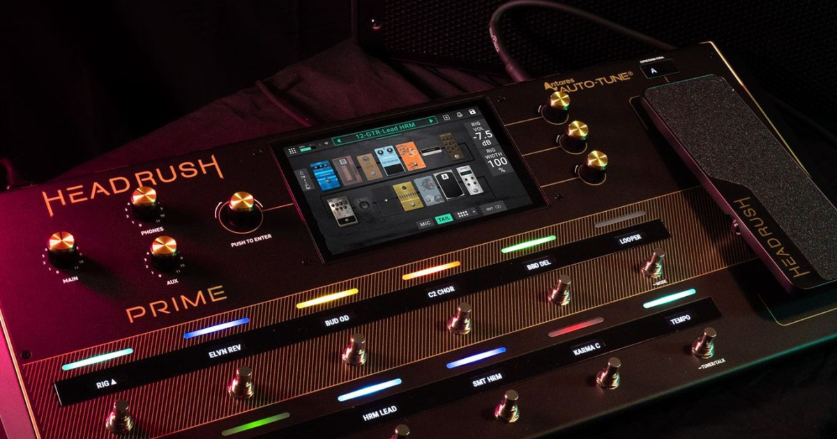 HeadRush Prime: kytarový procesor s funkcí Auto-Tune | frontman.cz