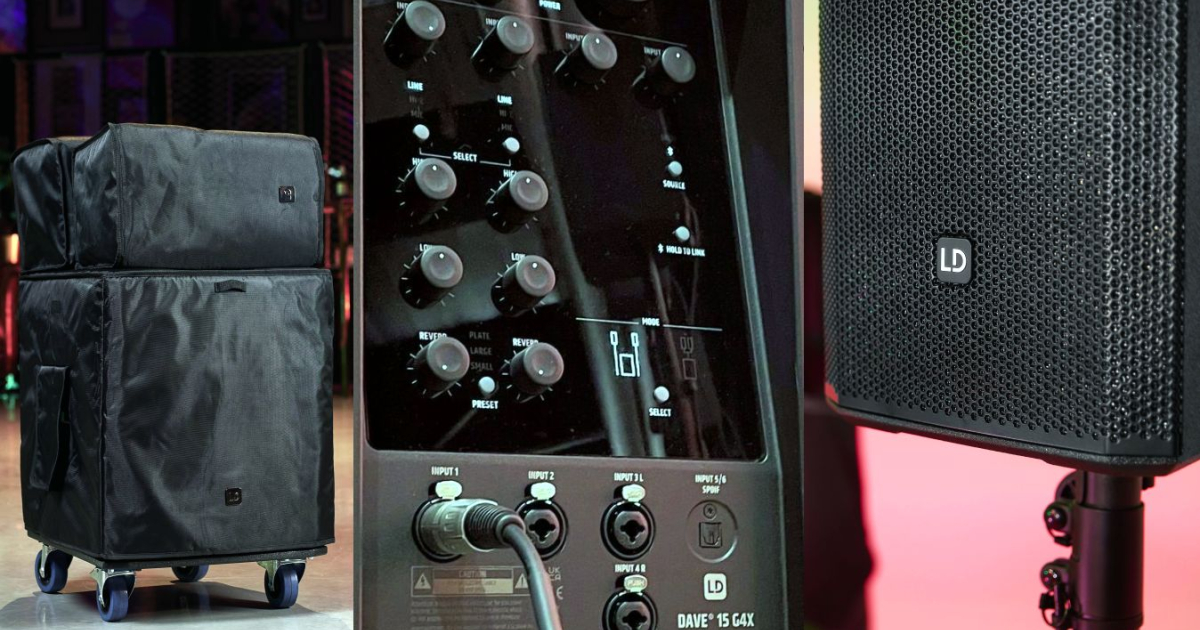 DAVE G4X Series: aktivní PA systémy od LD Systems | frontman.cz