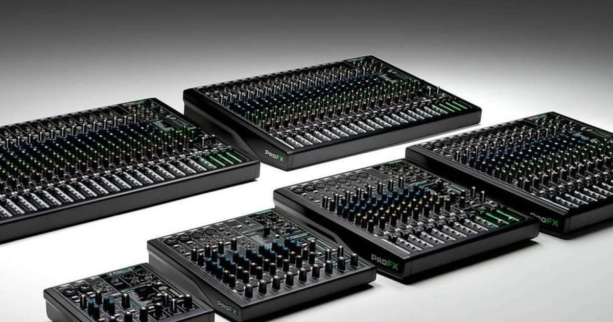 Mixpulty Mackie z nové série ProFXv3 | frontman.cz