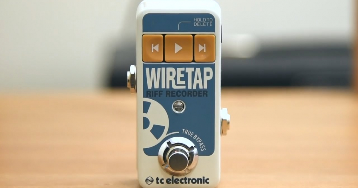 Wiretap Riff Recorder: přídavný mozek pro kytaristy | frontman.cz