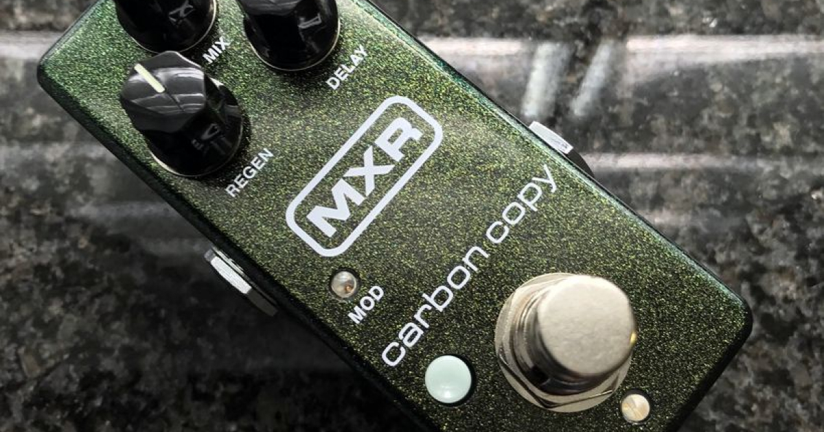 Analogový delay MXR Carbon Copy Mini | frontman.cz