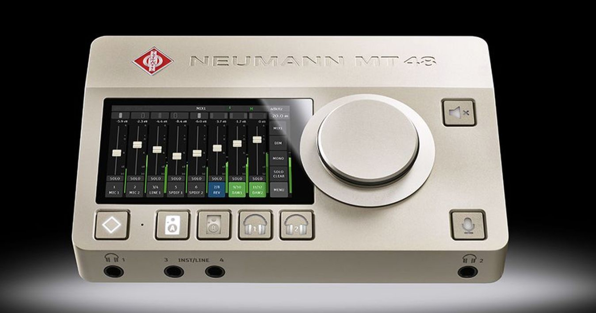 Neumann MT 48: luxusní USB karta s dotykovým displejem | frontman.cz