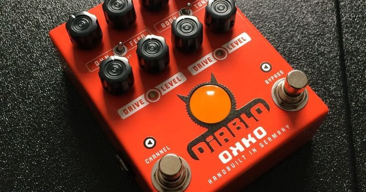Dvoukanálový overdrive OKKO Diablo Dual | frontman.cz