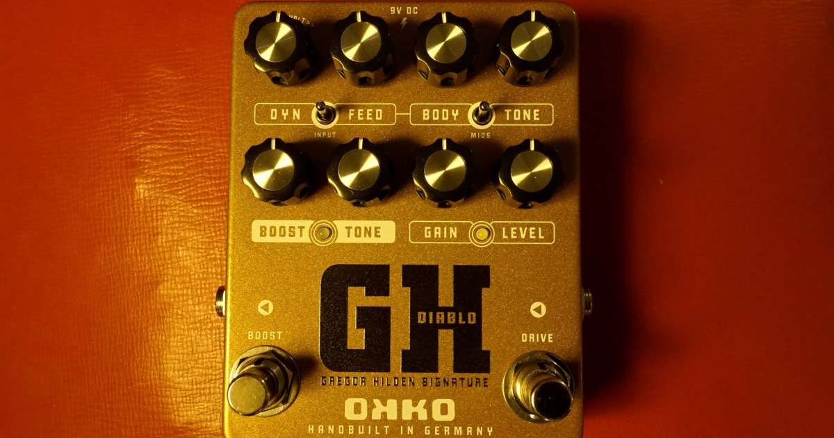 Dynamický overdrive/booster Okko Diablo GH | frontman.cz