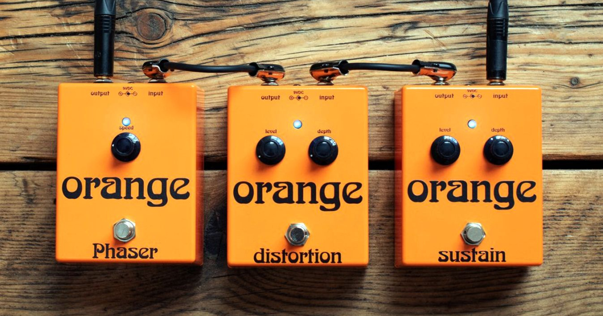 Reissue pedály Orange Phaser, Sustain a Distortion | frontman.cz