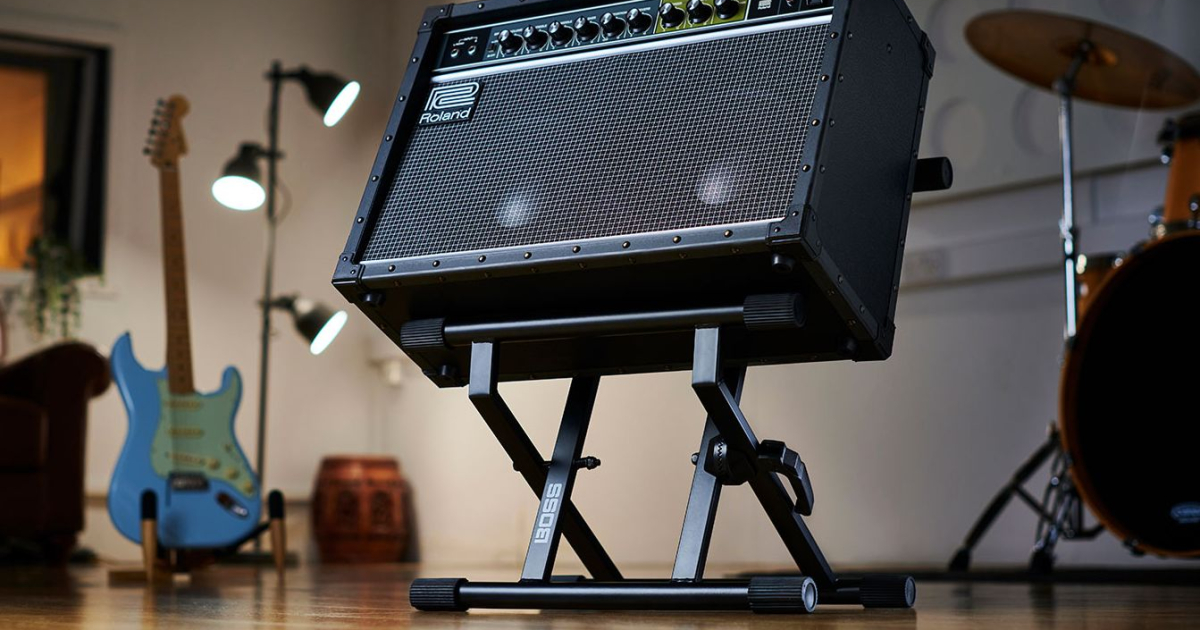 Roland BAS-1: stojan pro komba a boxy | frontman.cz