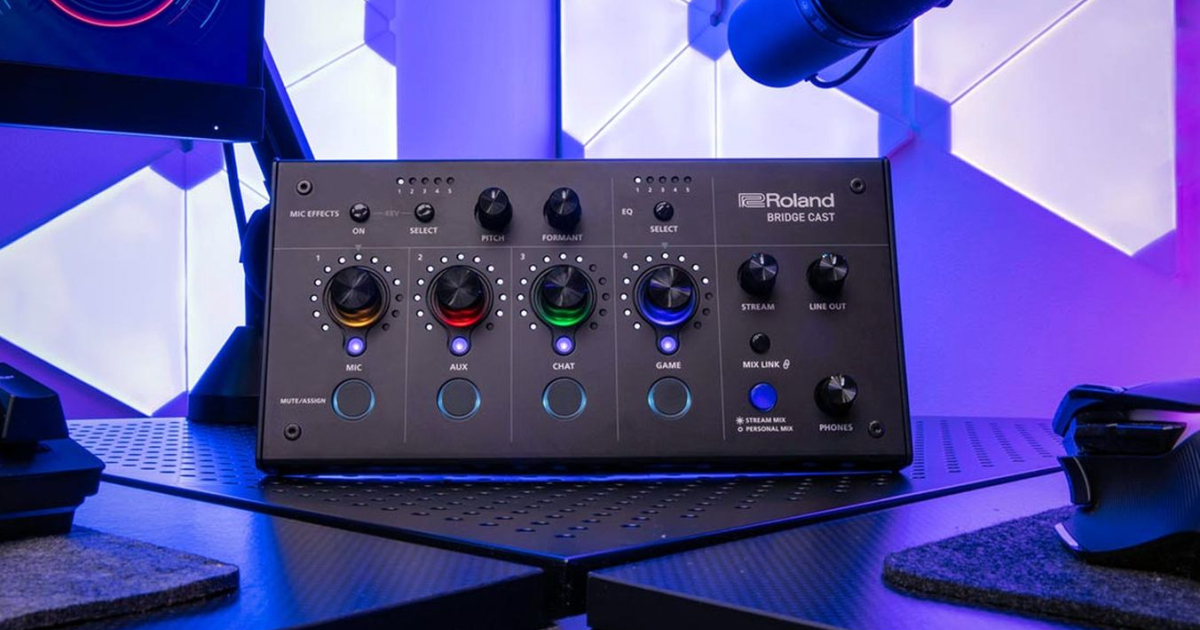 Streamingový mixer Roland Bridge Cast | frontman.cz