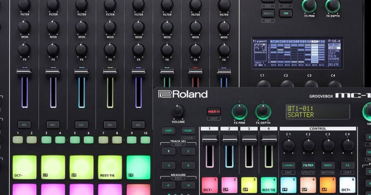 Grooveboxy Roland MC-707 a MC-101 | frontman.cz