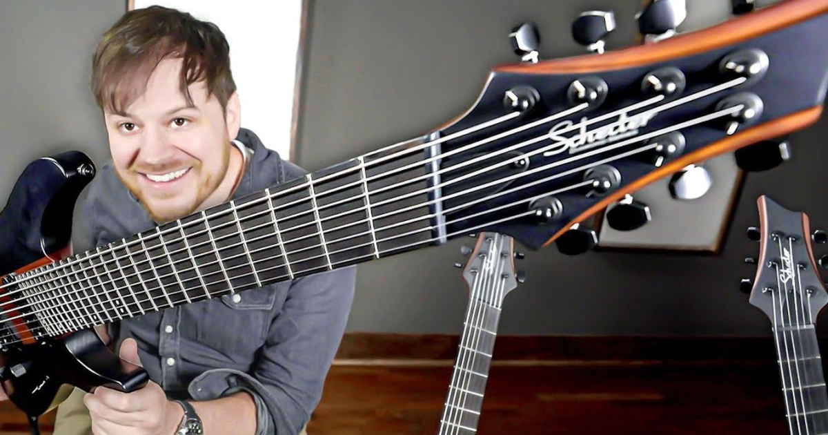 Trojice signovaných kytar Schecter Rob Scallon | frontman.cz