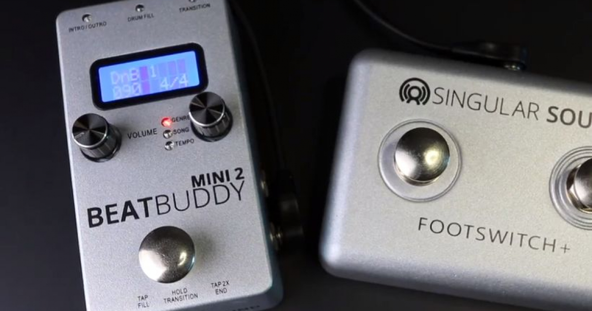 Pedálový bicí automat BeatBuddy Mini 2 | frontman.cz