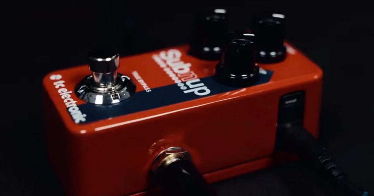 Kompaktní polyfonní oktaver TCE Sub ’N’ Up Mini | frontman.cz