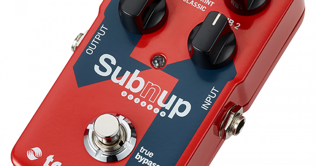 Polyfonní Sub 'N' Up Octaver od TC Electronic | frontman.cz