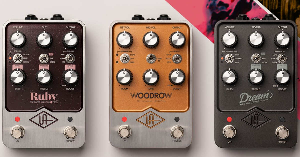 Universal Audio Ruby, Woodrow a Dream: další preampy ze série UAFX ...