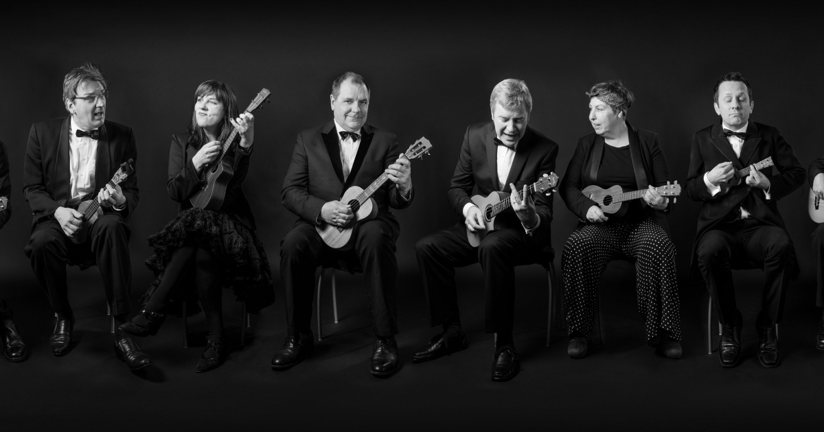 The Ukulele Orchestra of Great Britain: opět i s workshopem | frontman.cz