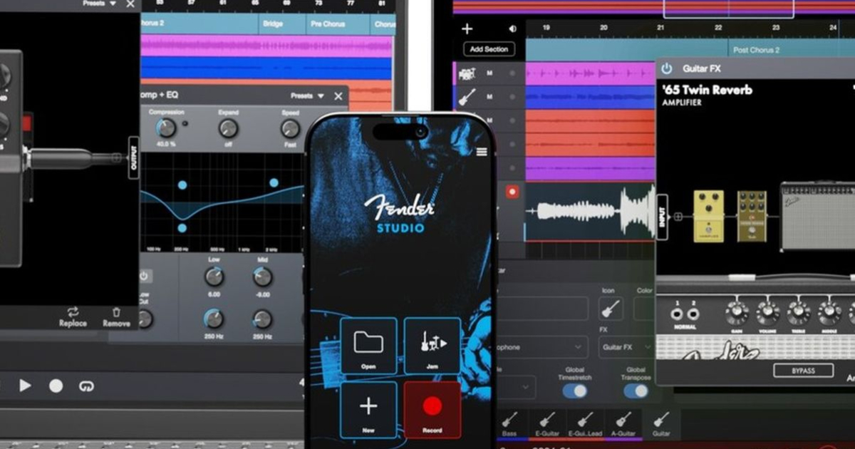 Co umí nová bezplatná aplikace Fender Studio? | frontman.cz