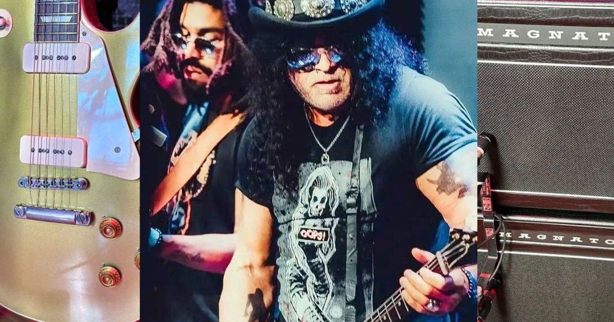 Gear Tour: Slash a Tash Neal (Slash’s Blues Ball Band, 2024) | frontman.cz