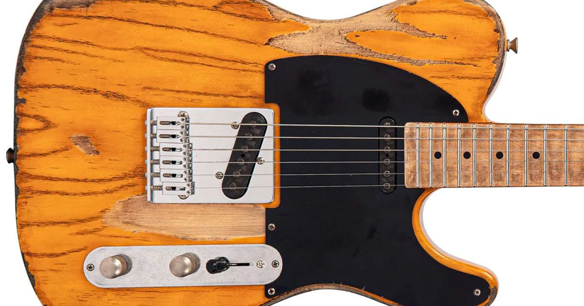 The Boss: Springsteenův relic Telecaster od značky Vintage | frontman.cz