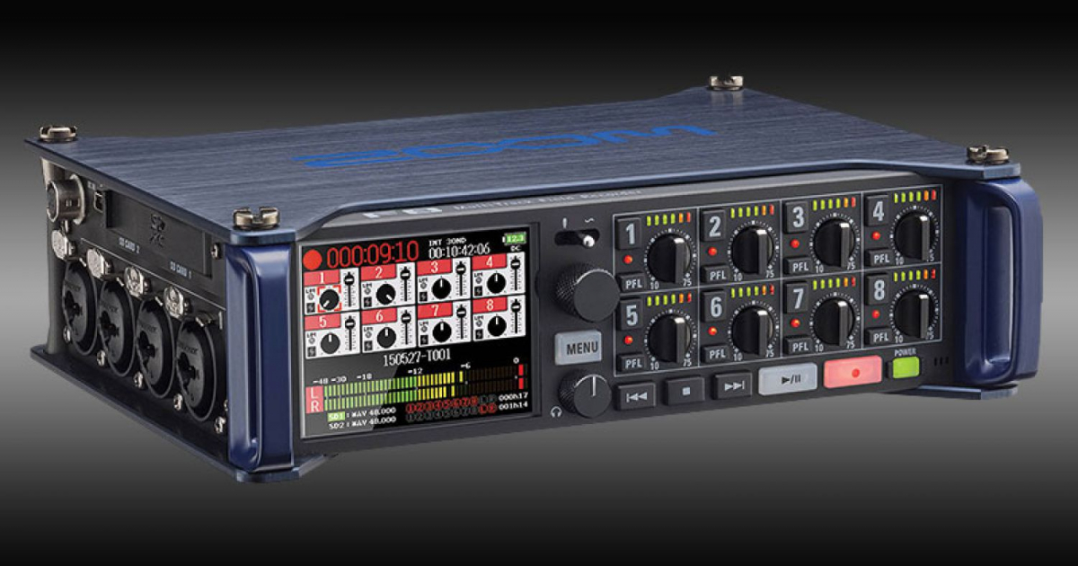 Zoom F8: profesionální multi-track audio recorder | frontman.cz