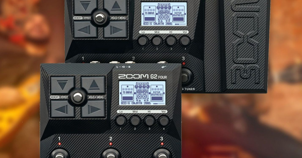 Preamp/multiefekty Zoom G2 Four a G2X Four | frontman.cz