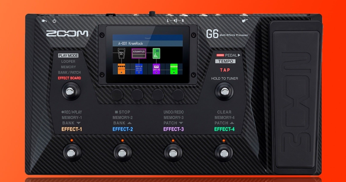 Preamp/multiefekt Zoom G6 | frontman.cz